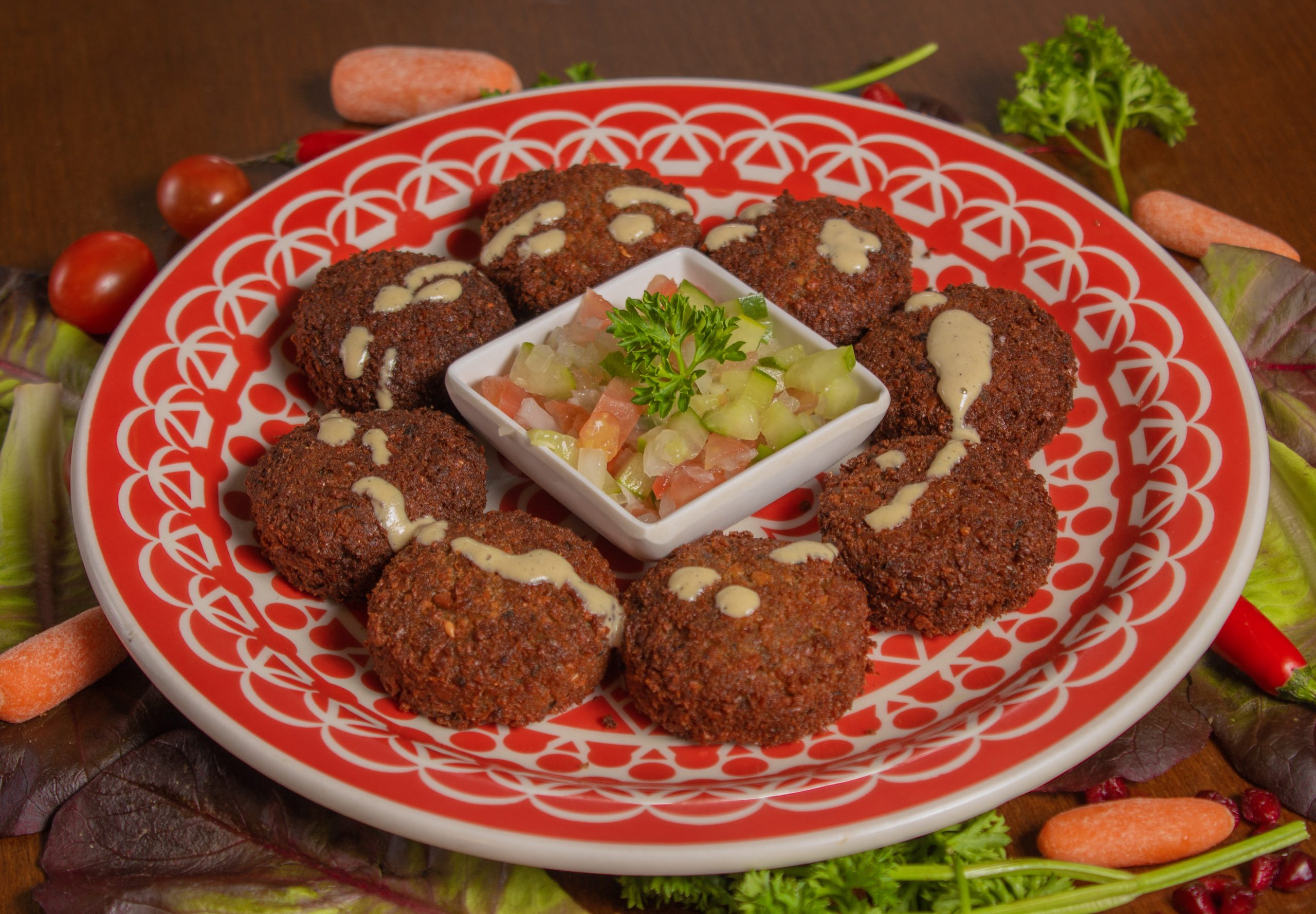 Porção de Falafel - Restaurante Hassan